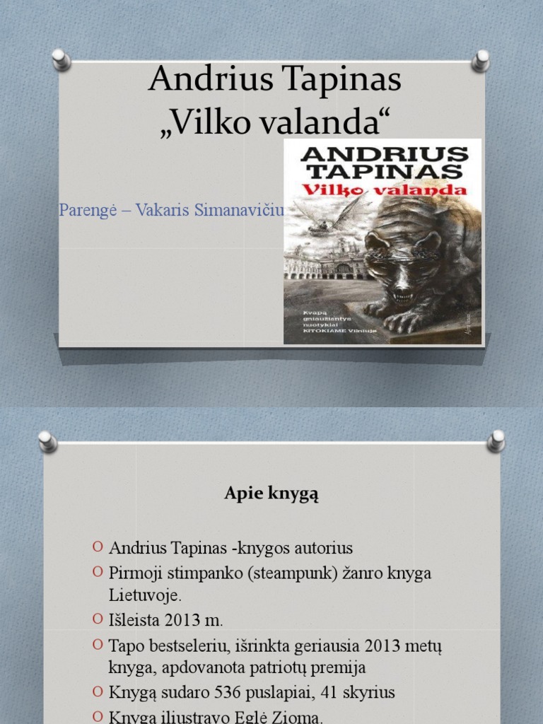 Andrius Tapinas | PDF