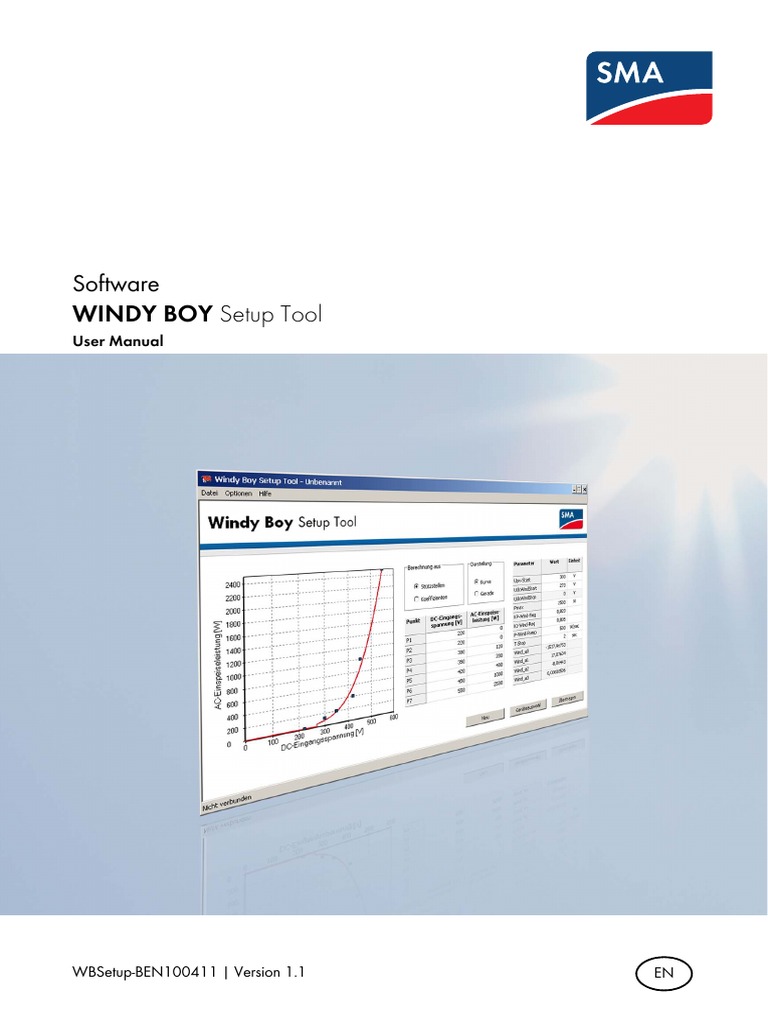 Software: WINDY BOY Setup Tool | PDF | Microsoft Windows | Windows Vista