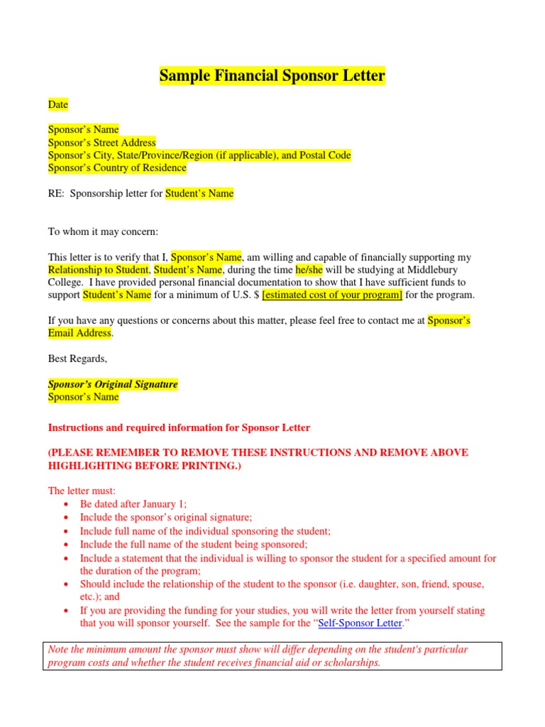 Relationship Letter For Visa Sample Australia | PDF