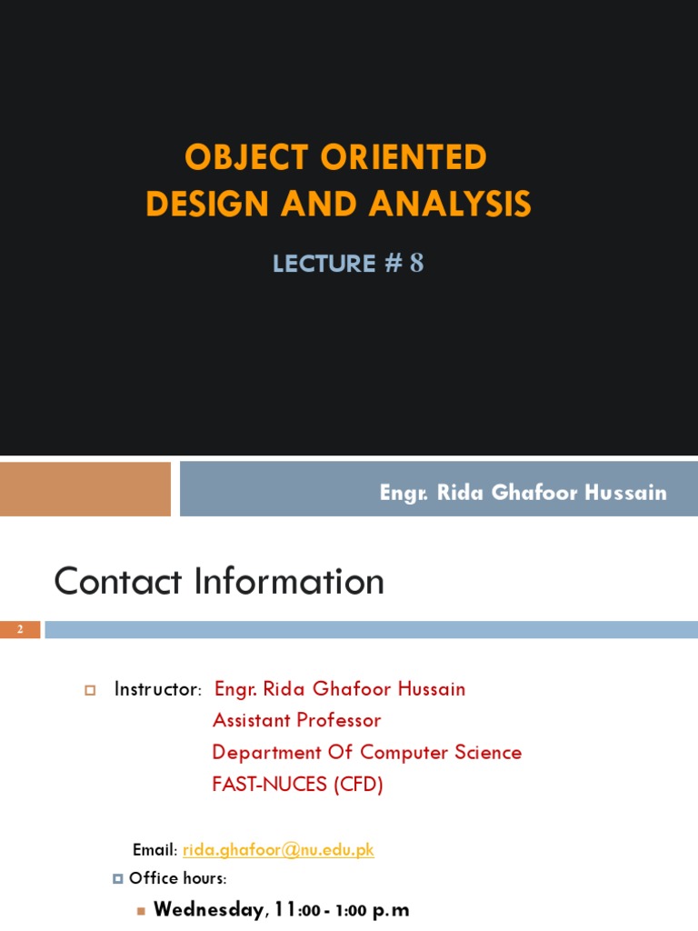 OOAD Lec - 8-Use Cases and Use Case Diagram | PDF | Use Case | Software ...