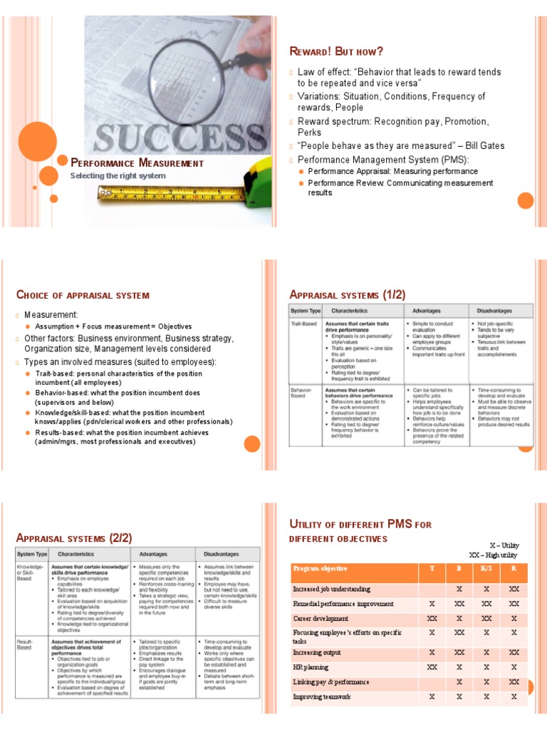 Performance Measurement System PDF | PDF | Performance Appraisal ...
