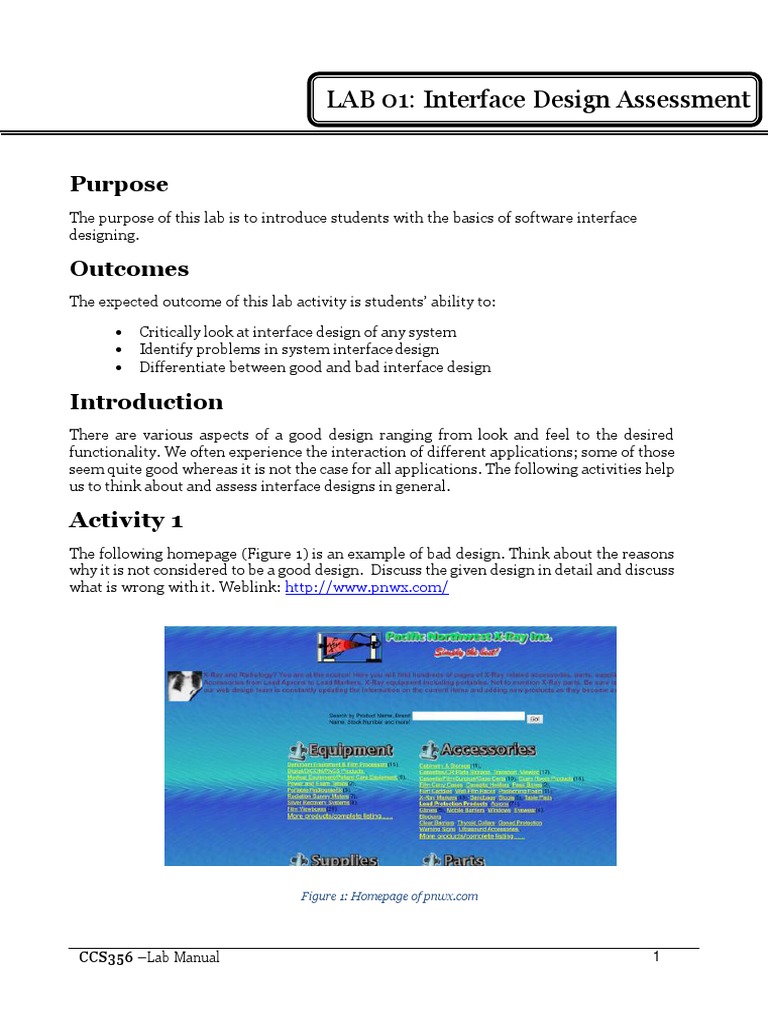Assessing User Interface Design: An Introduction to Identifying ...