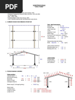 Perhitungan Gording, Rafter, Dan Kolom GHGH | PDF