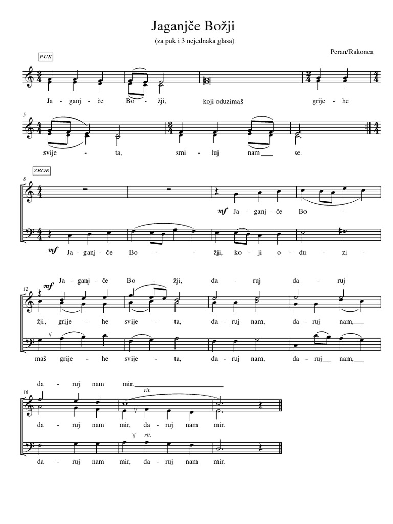 Jaganjče - Peran, Rakonca | PDF