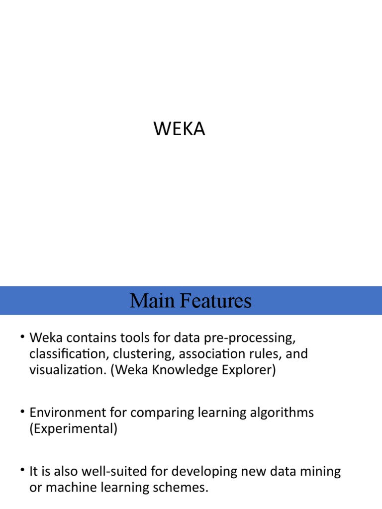 2.3 Weka Tool | PDF | Statistical Classification | Cluster Analysis