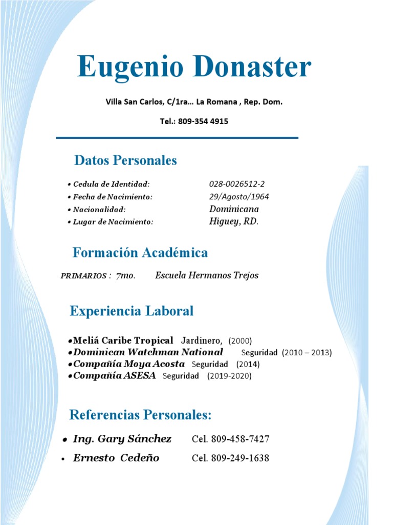 Curriculum Moreno | PDF