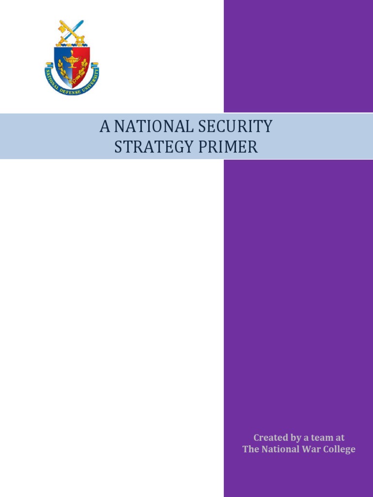 National Security Primer For AY21 | PDF | United States National ...