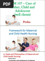 NCM 109-Care of Mother and Child at Risk or With Problems (Acute and Chronic) | PDF | Mental ...