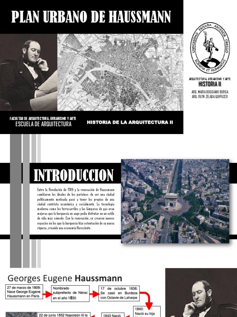 Plan Urbano de Haussmann | PDF