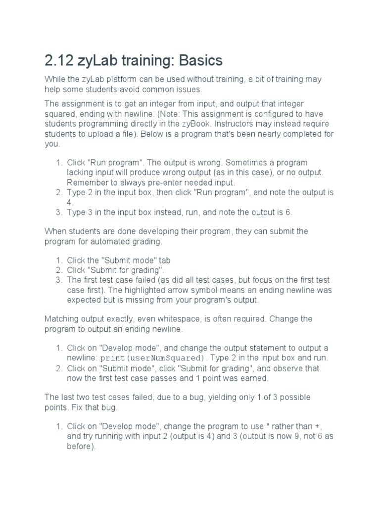 2.12 Zylab Training Basics | PDF