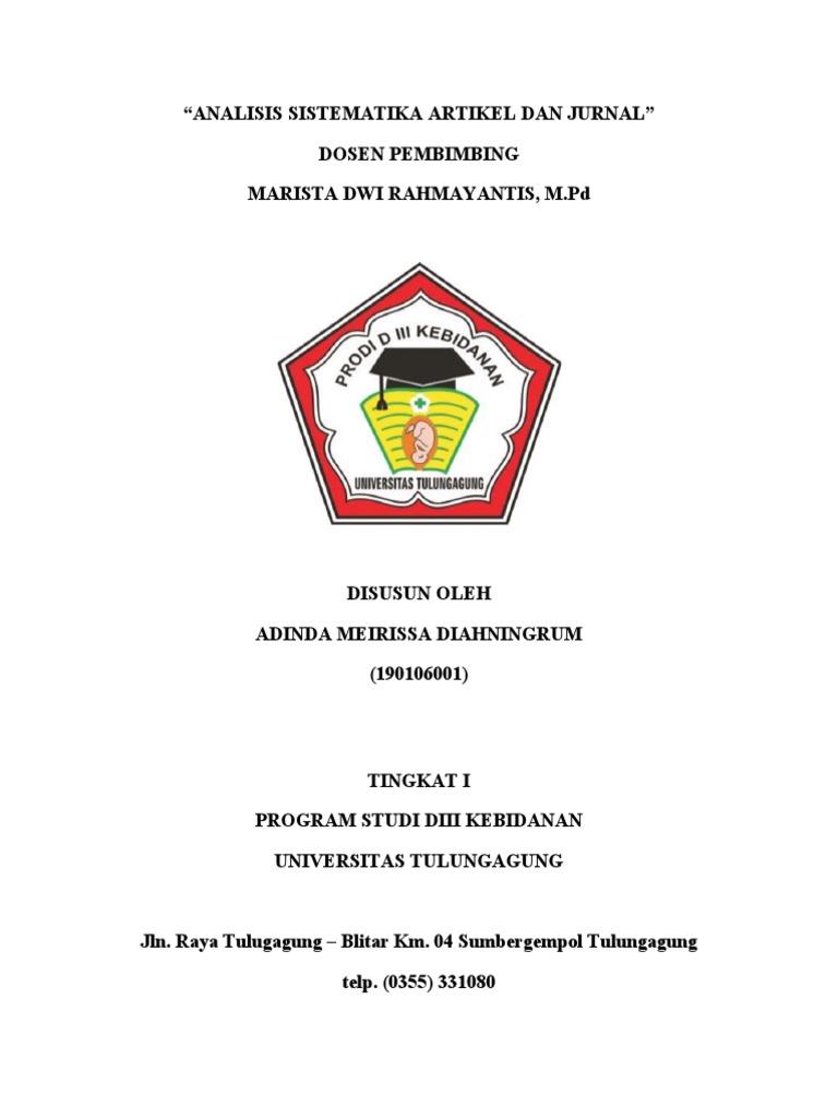 Adinda Meirisa - Sistematika Jurnal Artikel | PDF