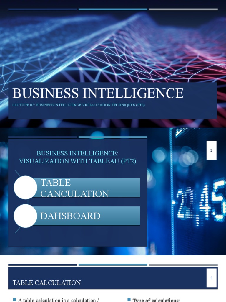Tableau Visualization Techniques | PDF | Moving Average | Business ...