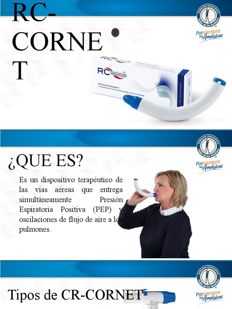 Dispositivo RC-Cornet para Terapia Respiratoria | PDF | Pulmón | Asma