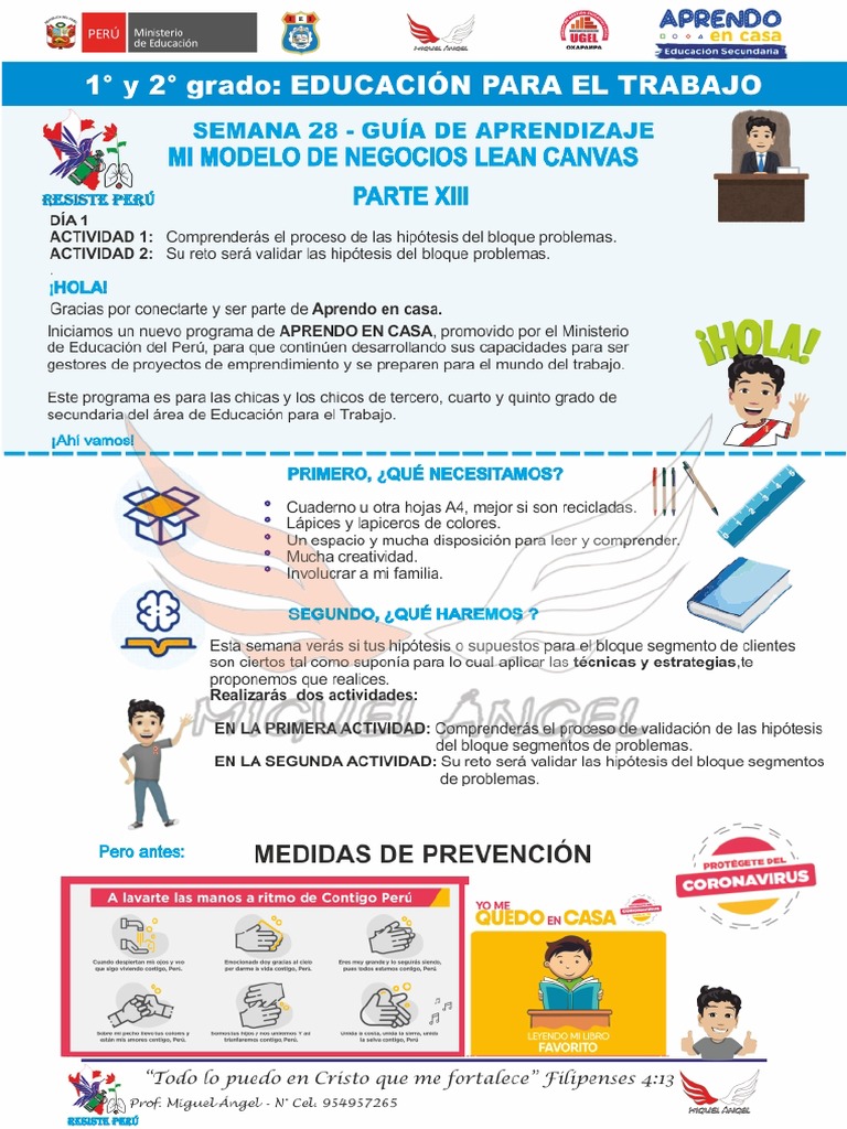 EPT 1° y 2° SEMANA 28 PDF | PDF