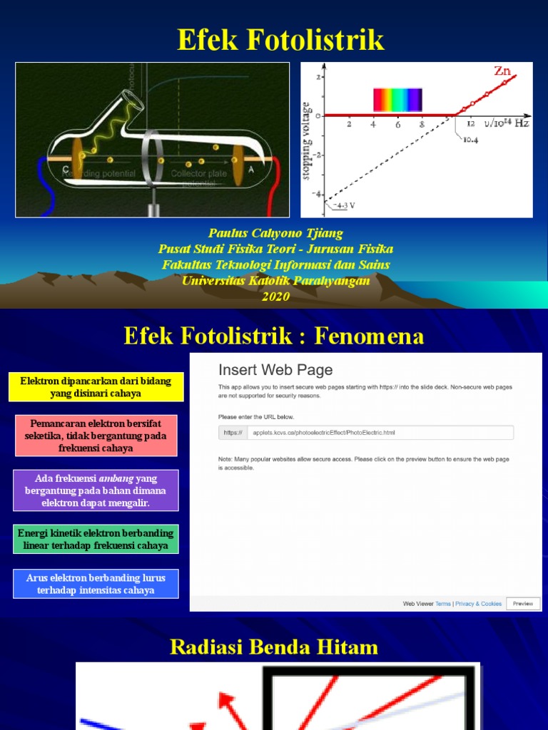 5.ppt-Efek Foto Listrik | PDF | Sains & Matematika