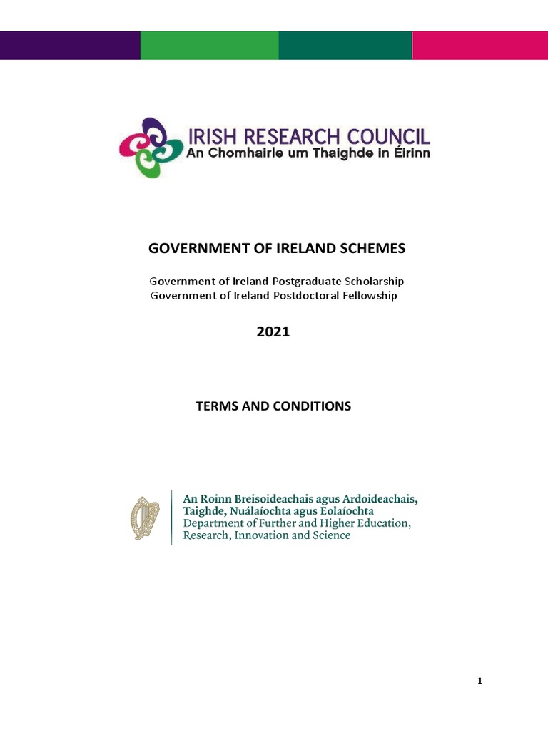 Government of Ireland Schemes | PDF | Postgraduate Education | Audit
