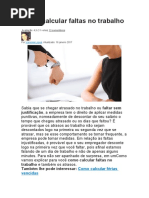 Manual de Processamento Salarial | PDF | Férias trabalhistas | Salário