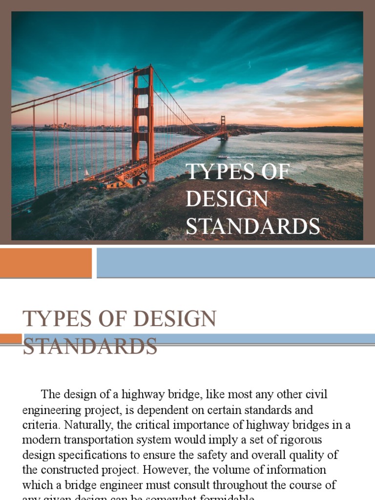 Types of Design Standards PH | PDF | Specification (Technical Standard ...