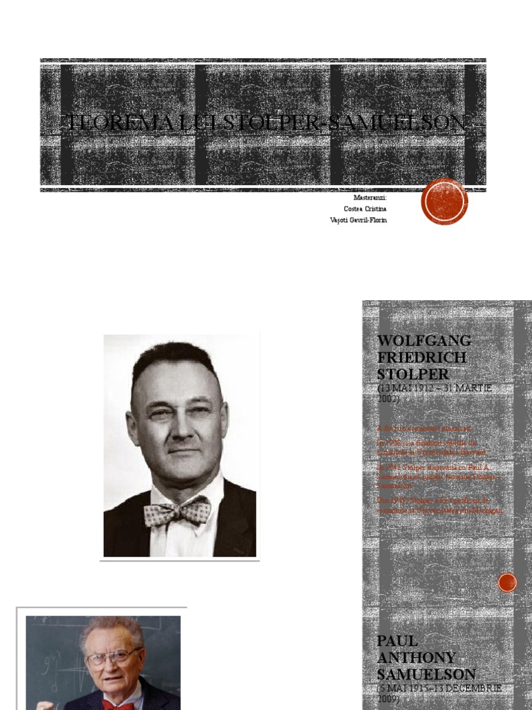 The Stolper - Samuelson Theorem | PDF