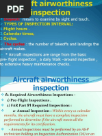 Aircraft Inspection Guidelines Part 43 | PDF | Aviation | Vehicles