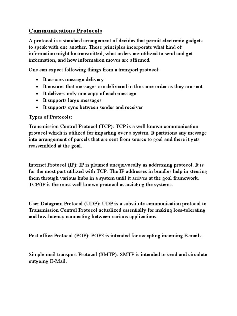 Communications Protocol in SCADA System | PDF | Scada | Internet Protocol Suite
