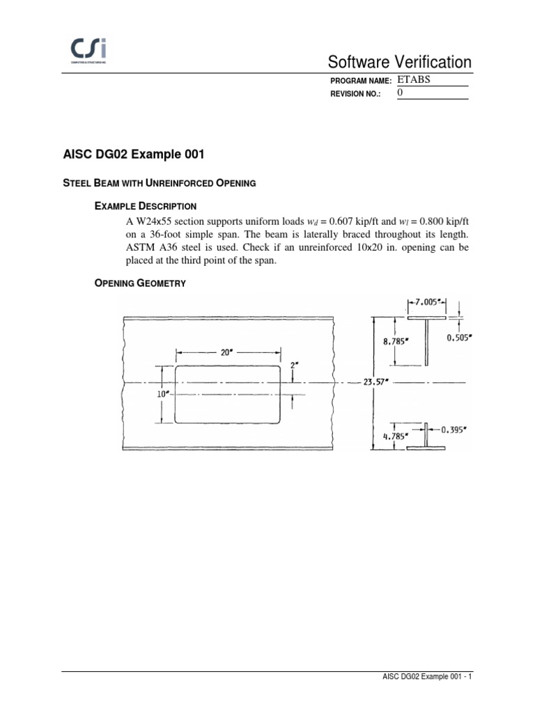 Aisc Dg02 Example 001 Pdf Pdf Bending Beam Structure