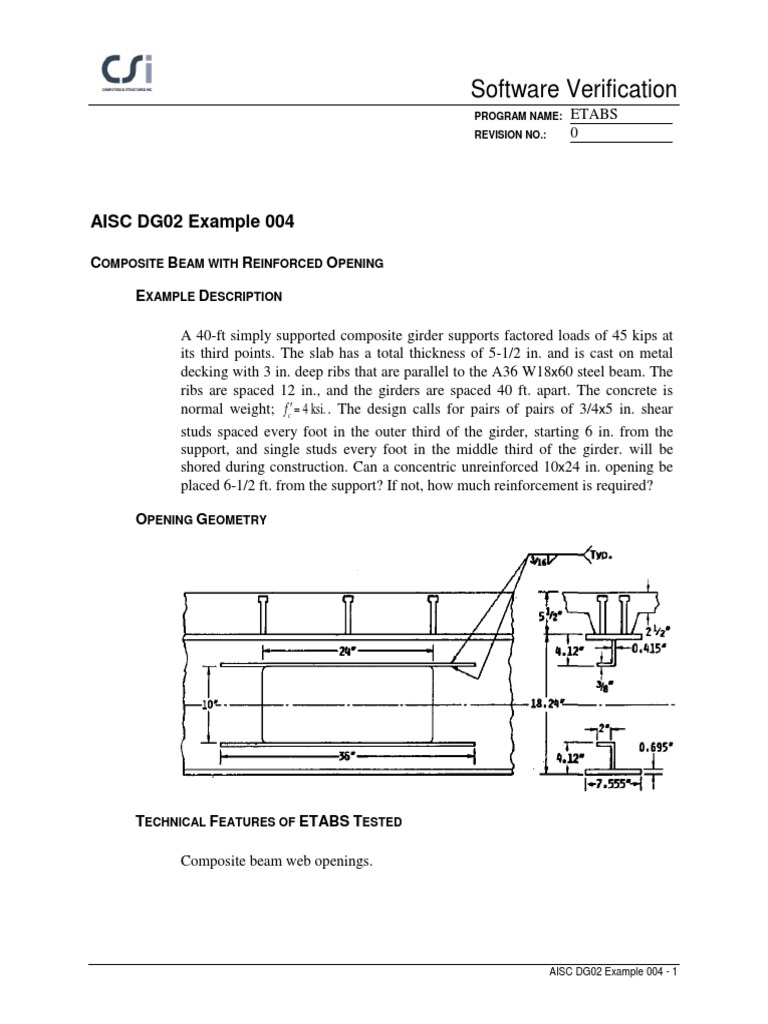 Aisc Dg02 Example 004 Pdf Pdf Beam Structure Materials Science