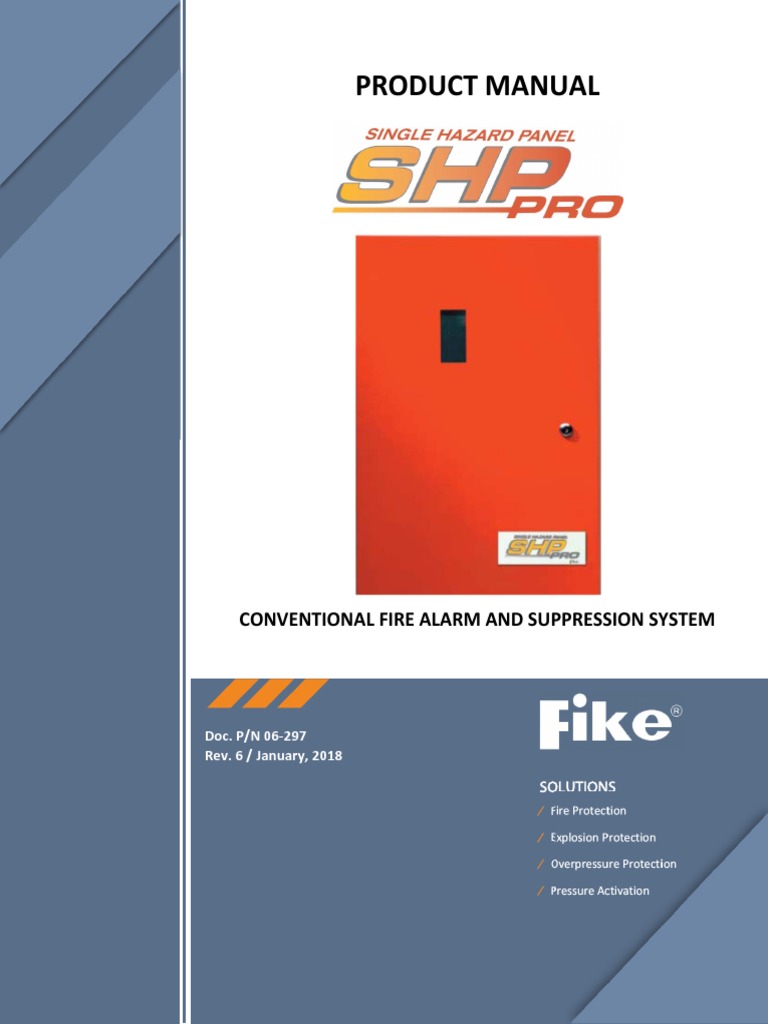 Product Manual: Conventional Fire Alarm and Suppression System | PDF ...