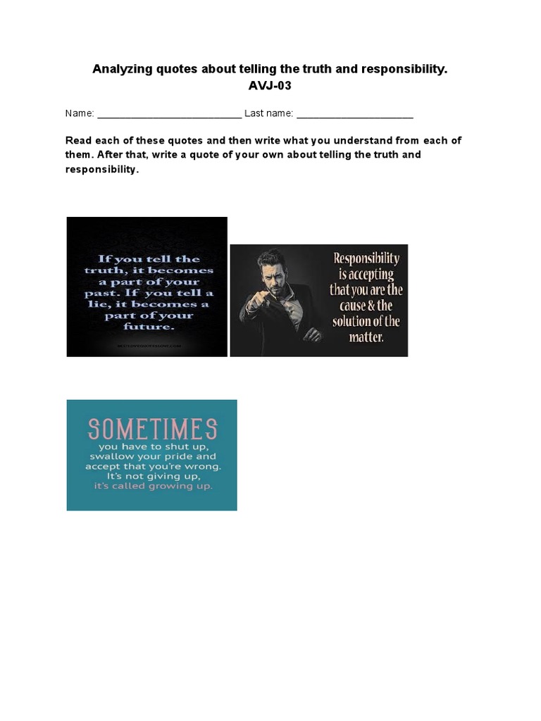 (Template) Analyzing Quotes | PDF