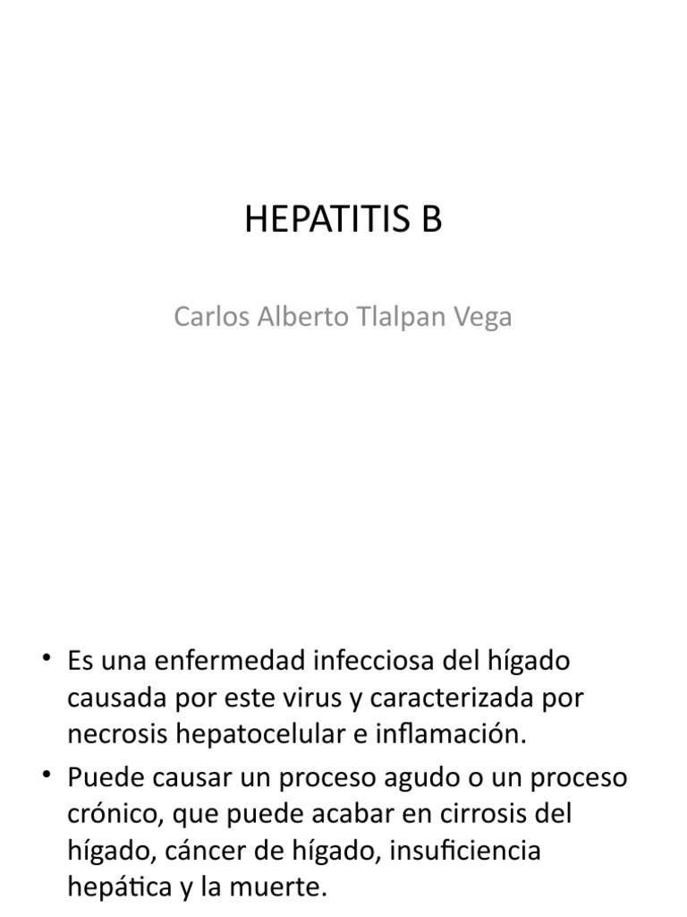Hepatitis B: Causas, Síntomas y Tratamiento | PDF | Hepatitis B ...