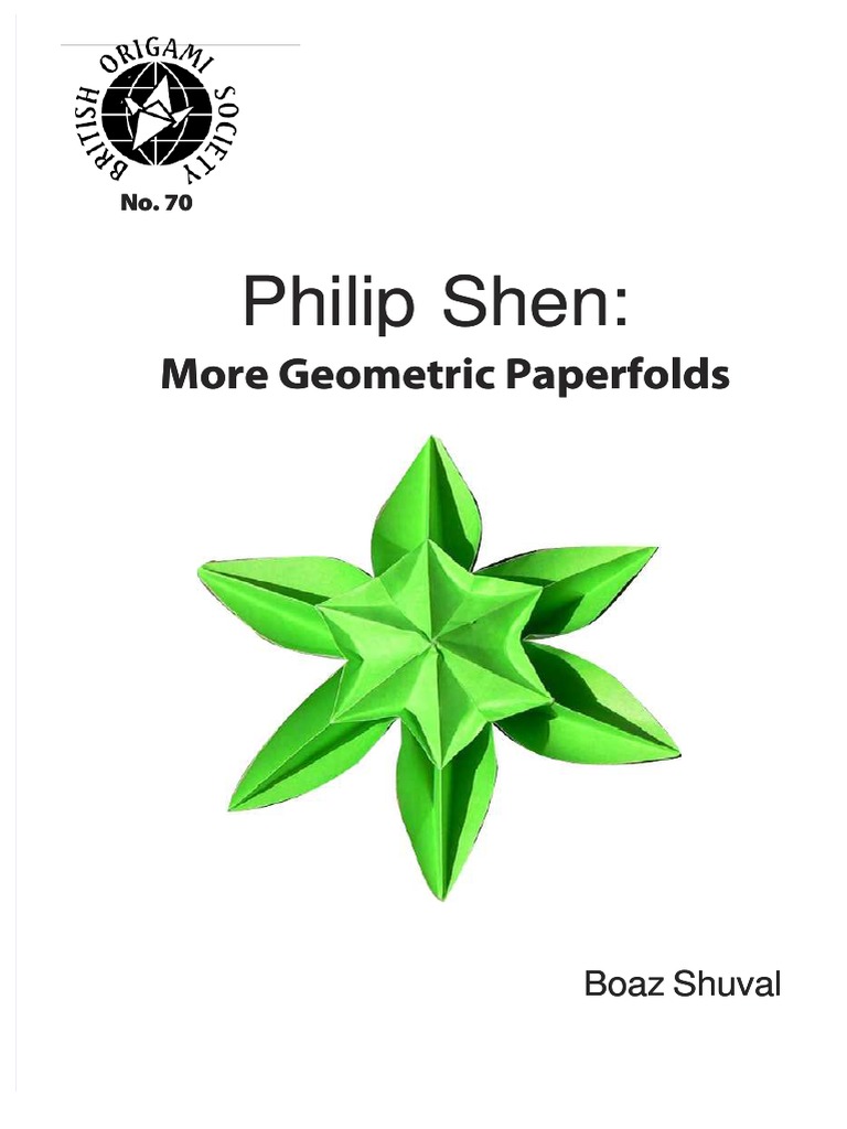 Origami More Geometric Paperfolds by Philip Shen (Book) | PDF | Origami ...