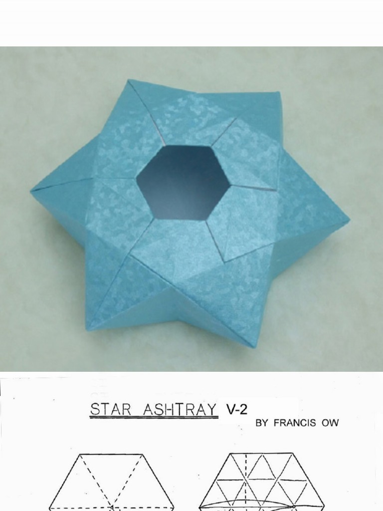Origami Star Ashtray (Francis Ow) PDF | PDF
