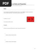 Ratio and Proportion - Basics | PDF | Ratio | Mathematics