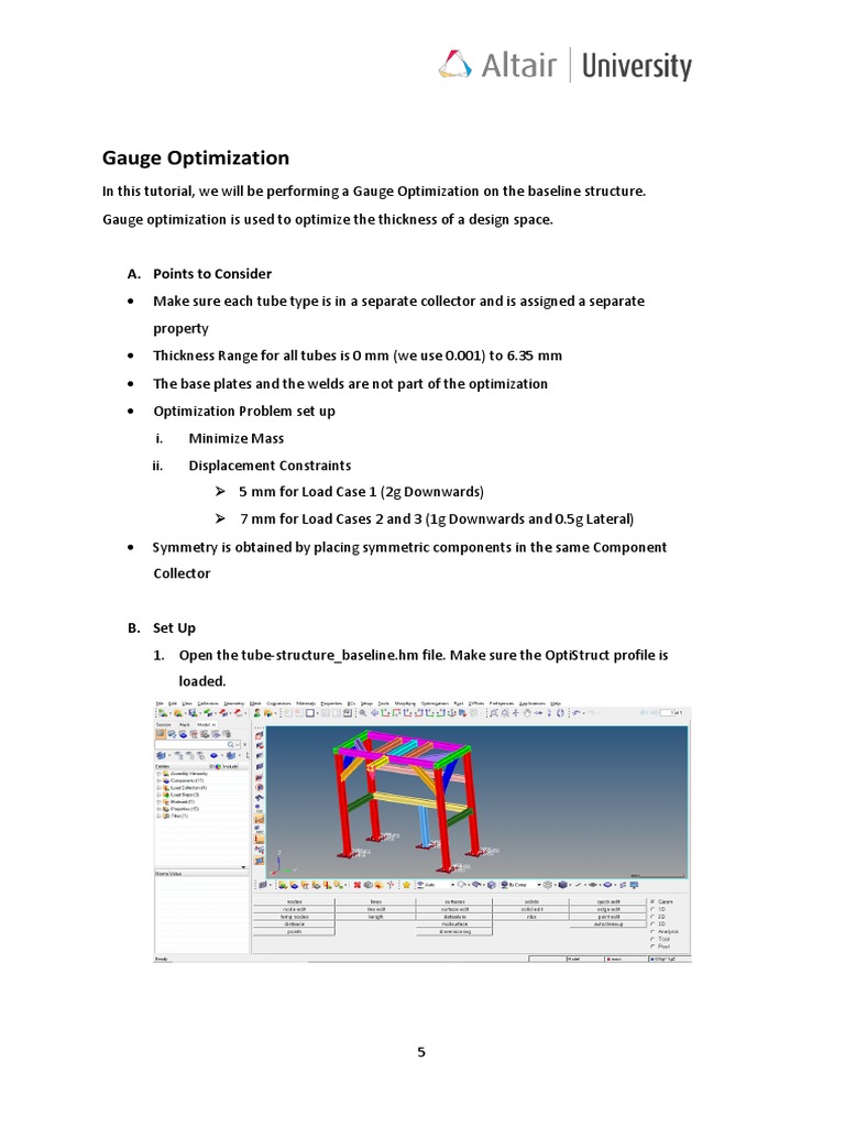 Altair Optistruct - Discrete Design Variable | PDF | Mathematical ...