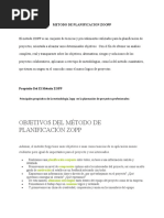 Método ZOPP en Planificación de Proyectos | PDF | Planificación ...