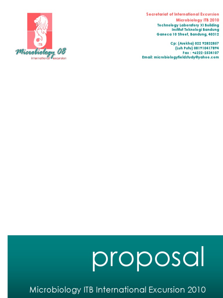 Microbiology ITB International Excursion 2010 | PDF | Proteins | Genomics