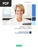 Variant II Turbo Instruction Manual | PDF | Glycated Hemoglobin | High ...
