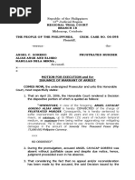 Sample Motion For Preliminary Investigation | PDF | Arraignment | Prosecutor