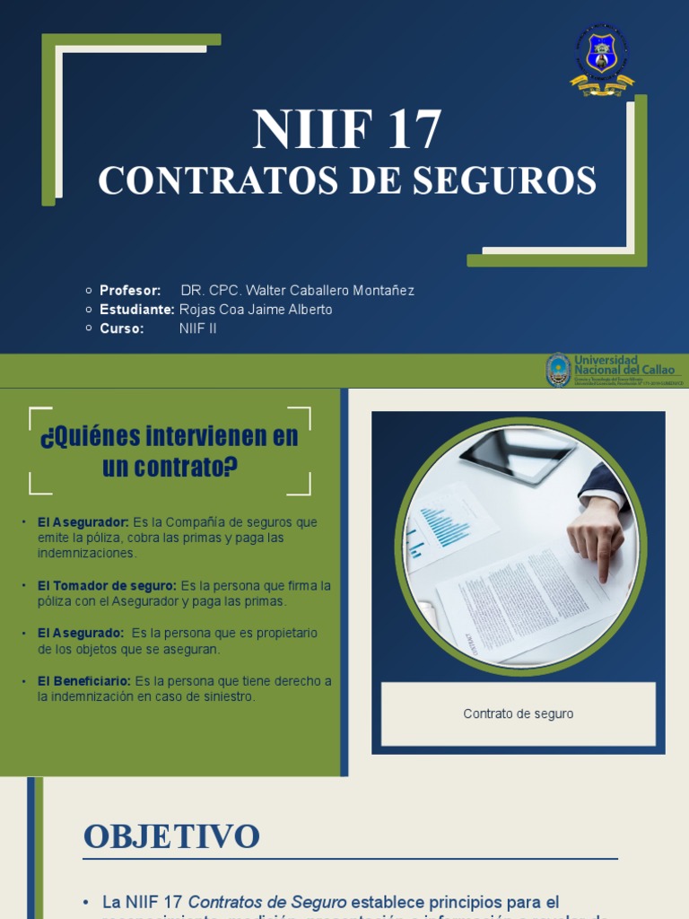 Niif 17 | PDF | Póliza de seguros | Reaseguro