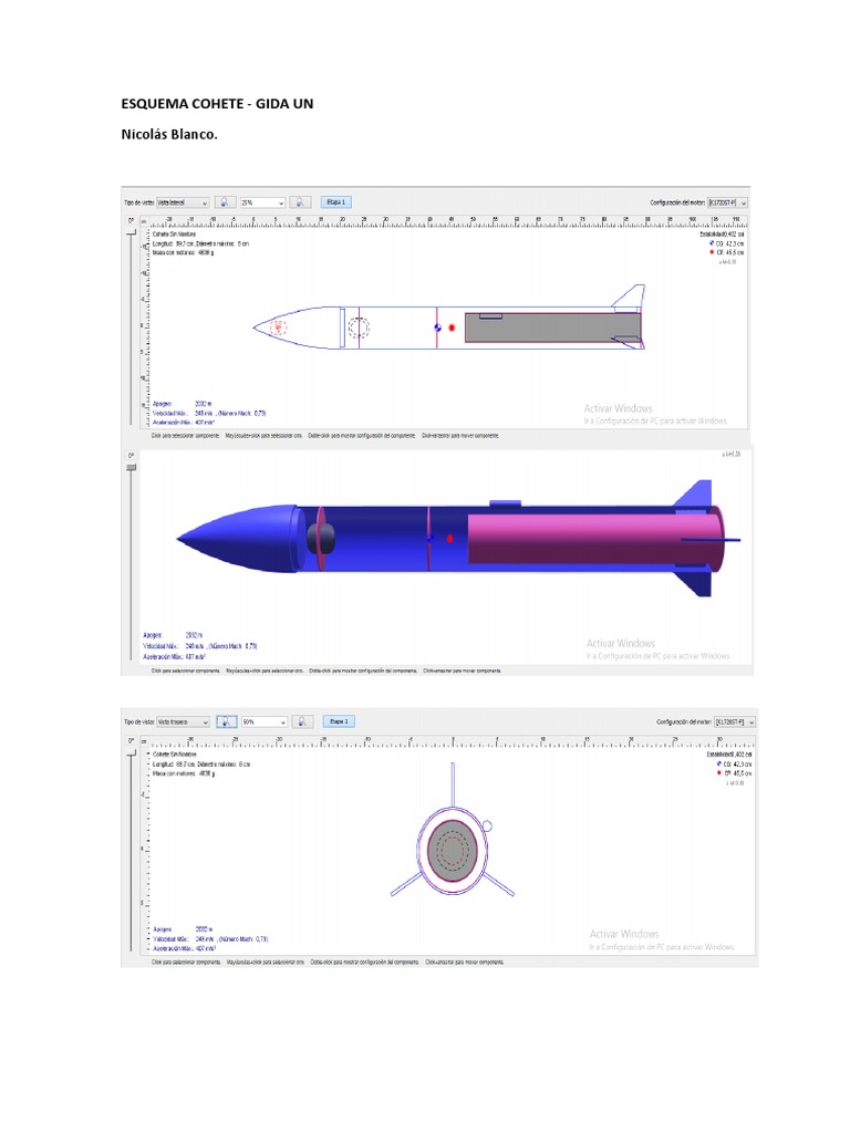 Esquema Cohete | PDF