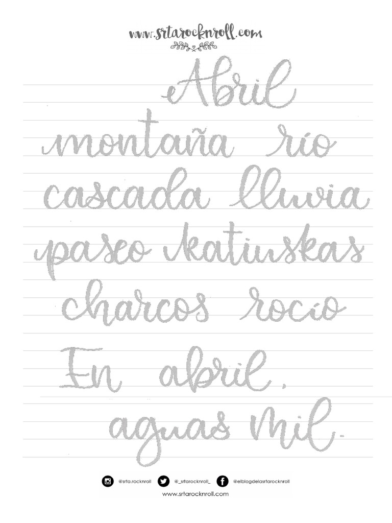 Palabras Abril PDF | PDF