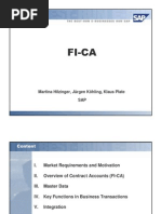 Configuration Steps in SAP FICA | PDF | Invoice | Clearing (Finance)