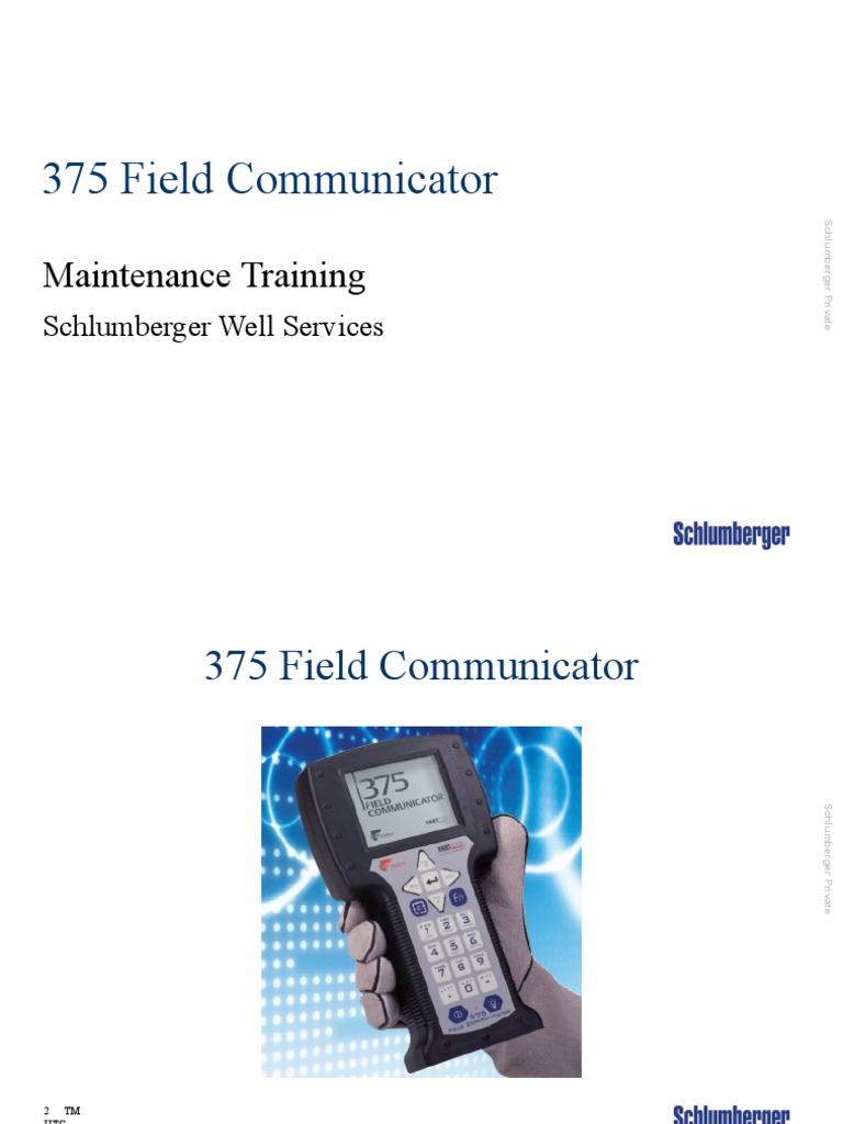 375 Field Communicator: Maintenance Training | PDF | Voltage ...