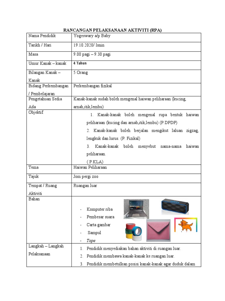 RPA Haiwan Peliharaan | PDF