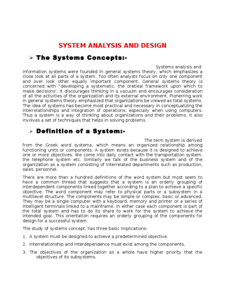 Select Report SYSTEM ANALYSIS AND DESIGN | PDF | Feasibility Study | System