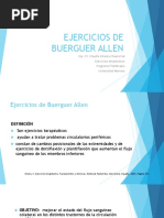 Ejercicios de Buerguer Allen | PDF | Especialidades Medicas | Medicina CLINICA