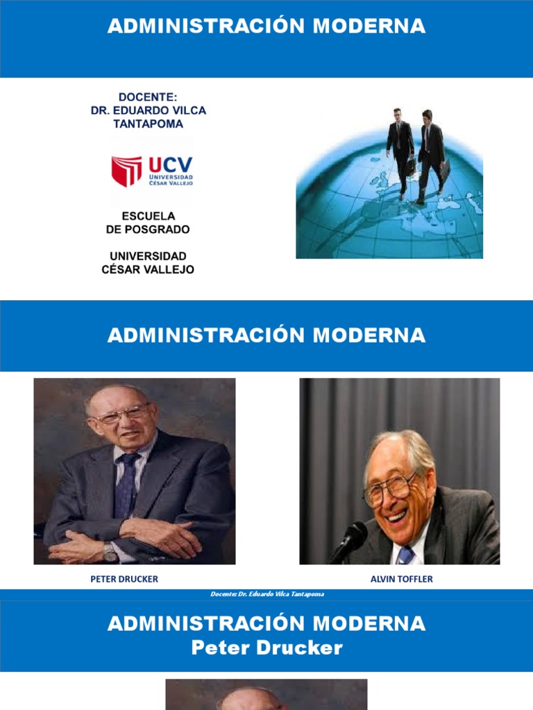 Administración Moderna | PDF | Conocimiento | Planificación