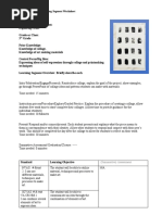 Simon Irin Cardboard Relief Sculpture Lesson Plan | PDF | Relief | Lecture