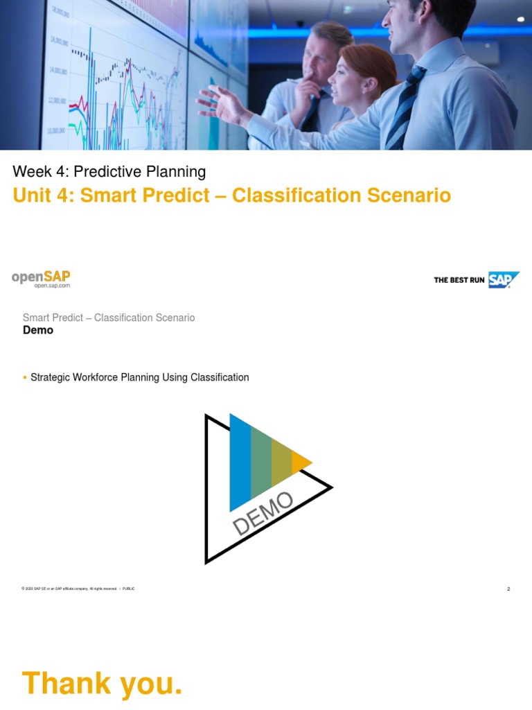 Unit 4: Smart Predict - Classification Scenario: Week 4: Predictive ...