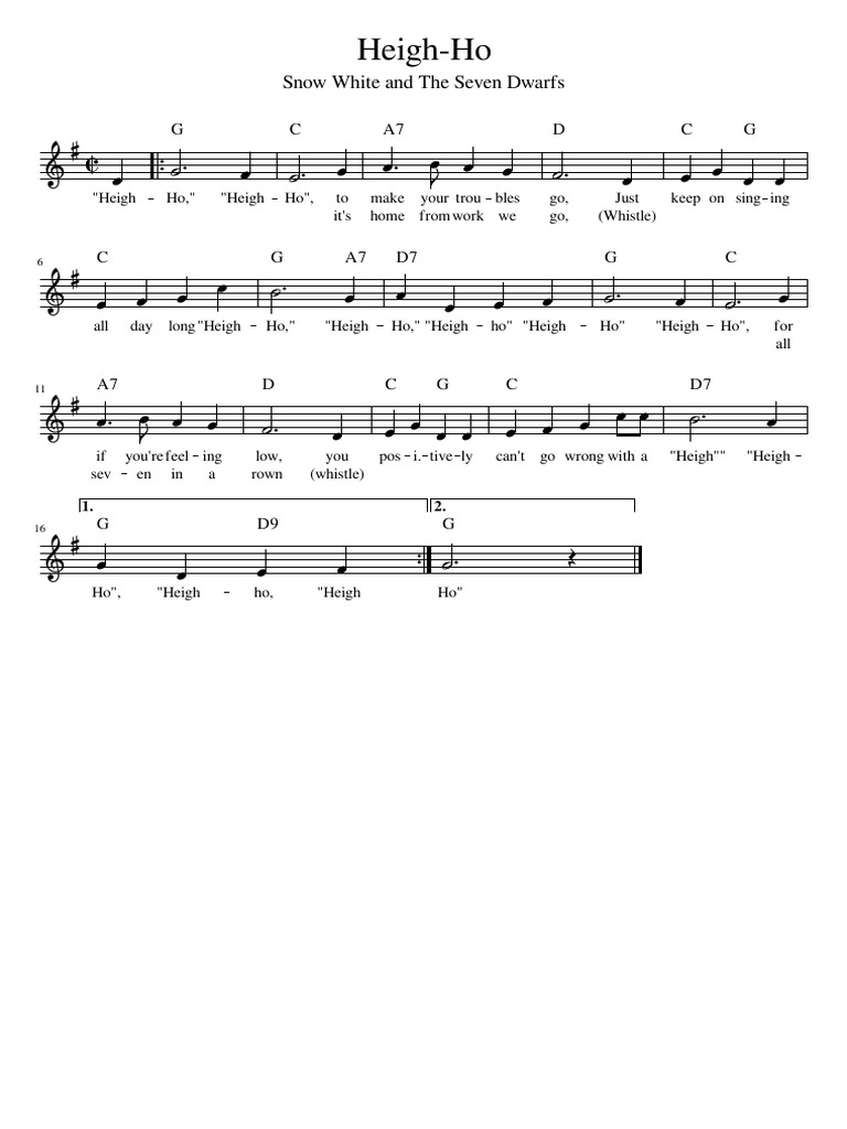 Heigh Ho | PDF